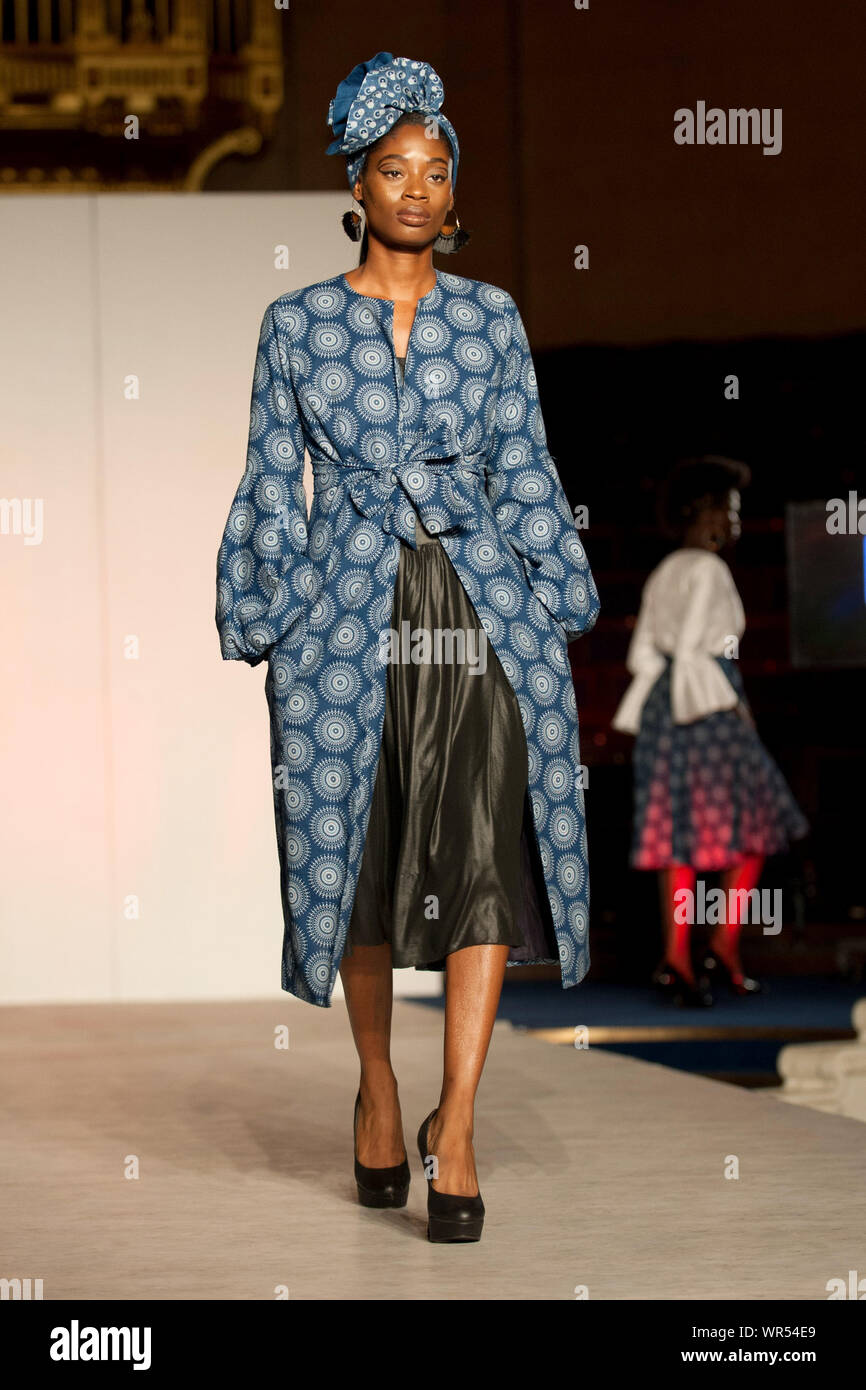 London African Fashion Week - Catwalk Featuring: model Where: London ...