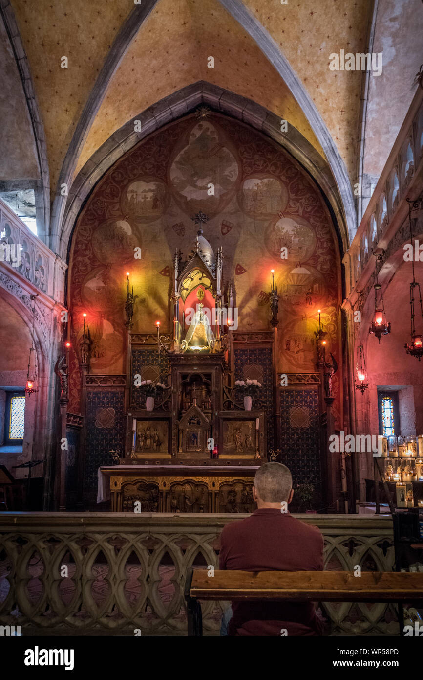 Black madonna statue rocamadour hi-res stock photography and images - Alamy