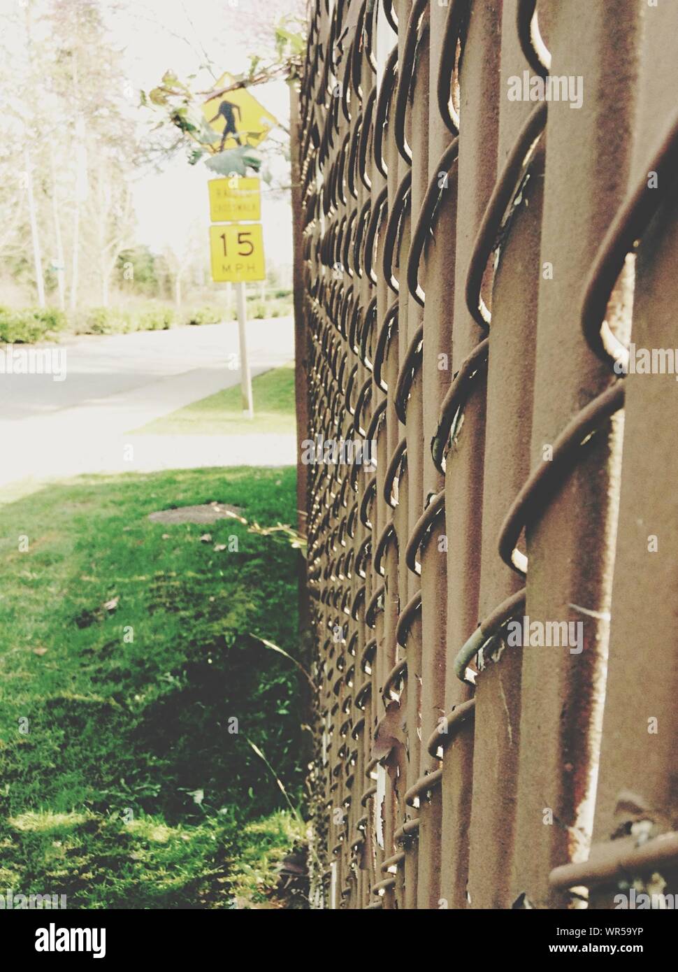 Signboard Information Fence High Resolution Stock Photography and ...