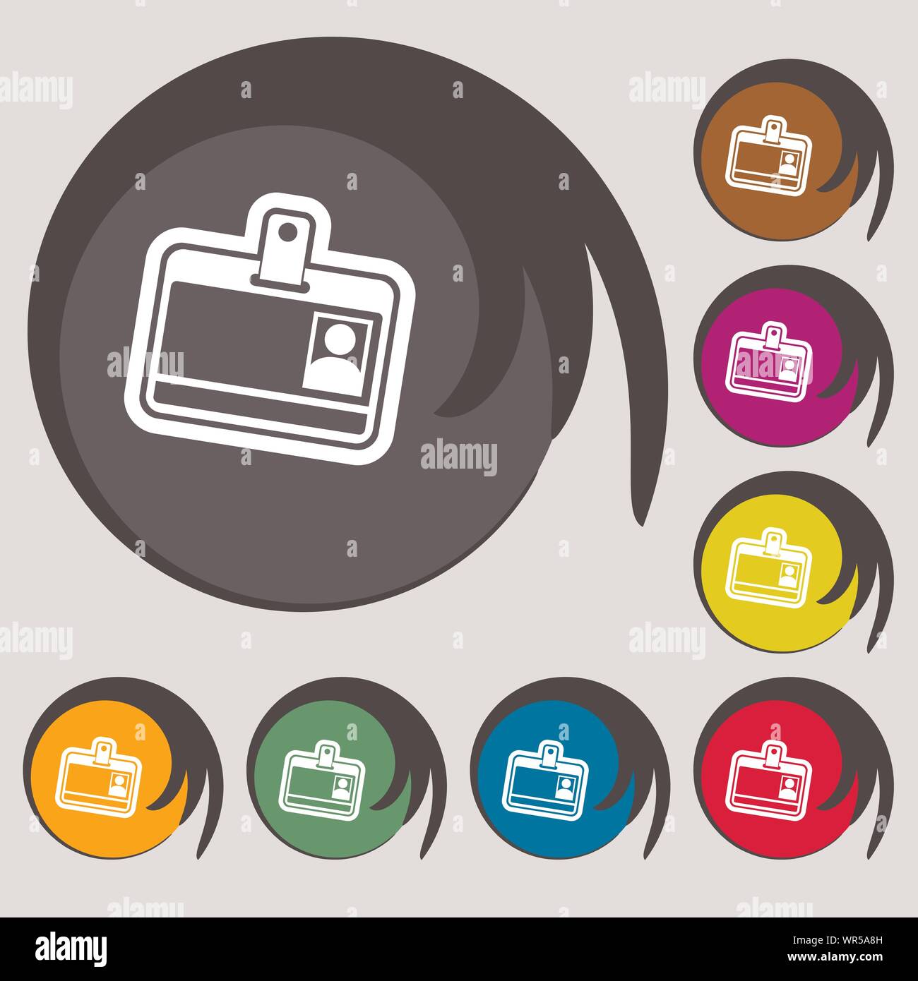 Man woman user vector buttons Stock Vector Images - Alamy
