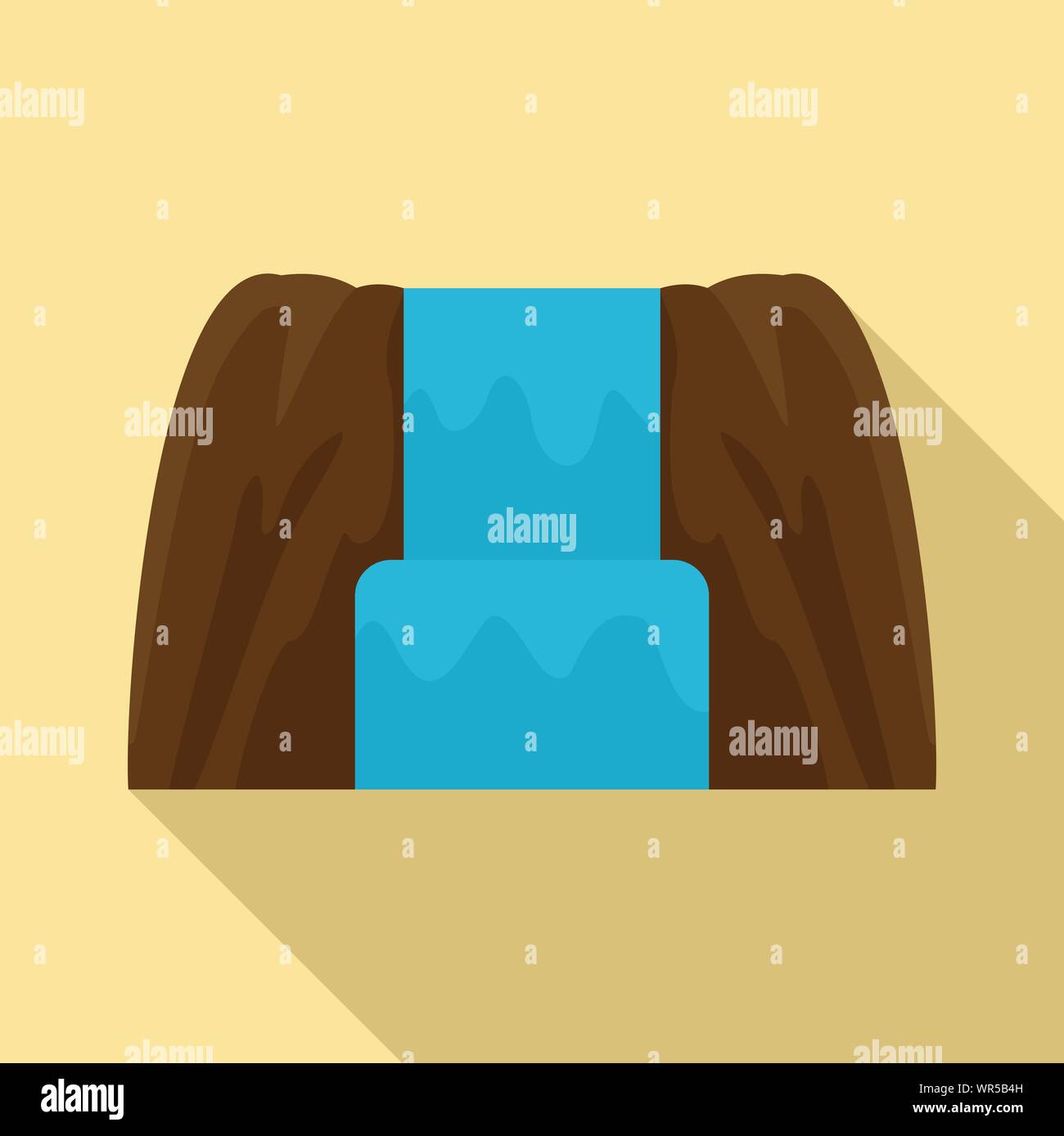 Cascade icon. Flat illustration of cascade vector icon for web design ...