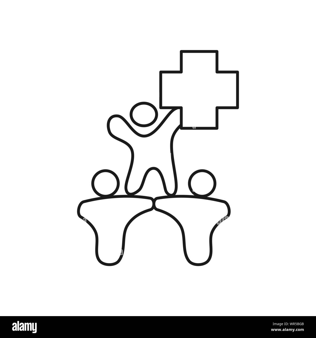 Cross collaboration vector vectors hi-res stock photography and images ...