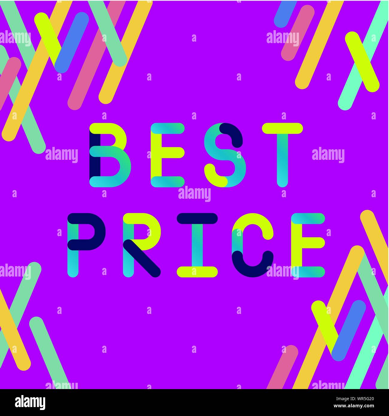 Abstract trendy illustration background media sale post, placard,flat ...