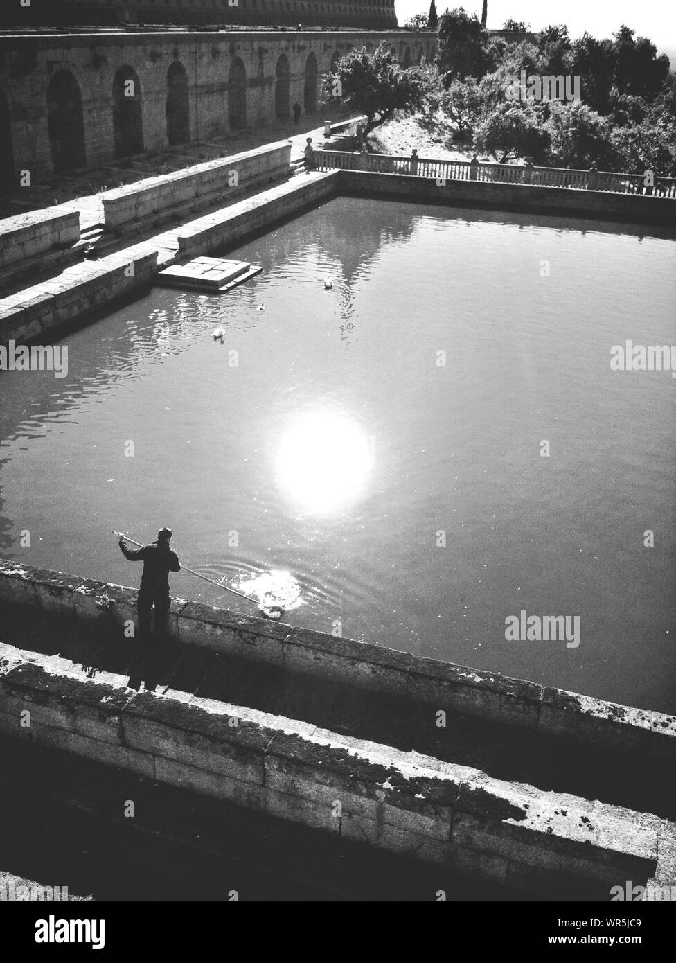 Cleaning the pond hi-res stock photography and images - Alamy