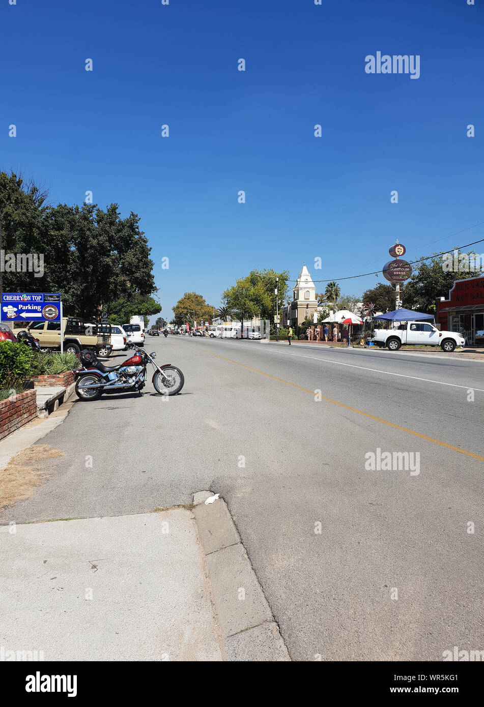 Main street through town, Parys, South Africa Stock Photo - Alamy