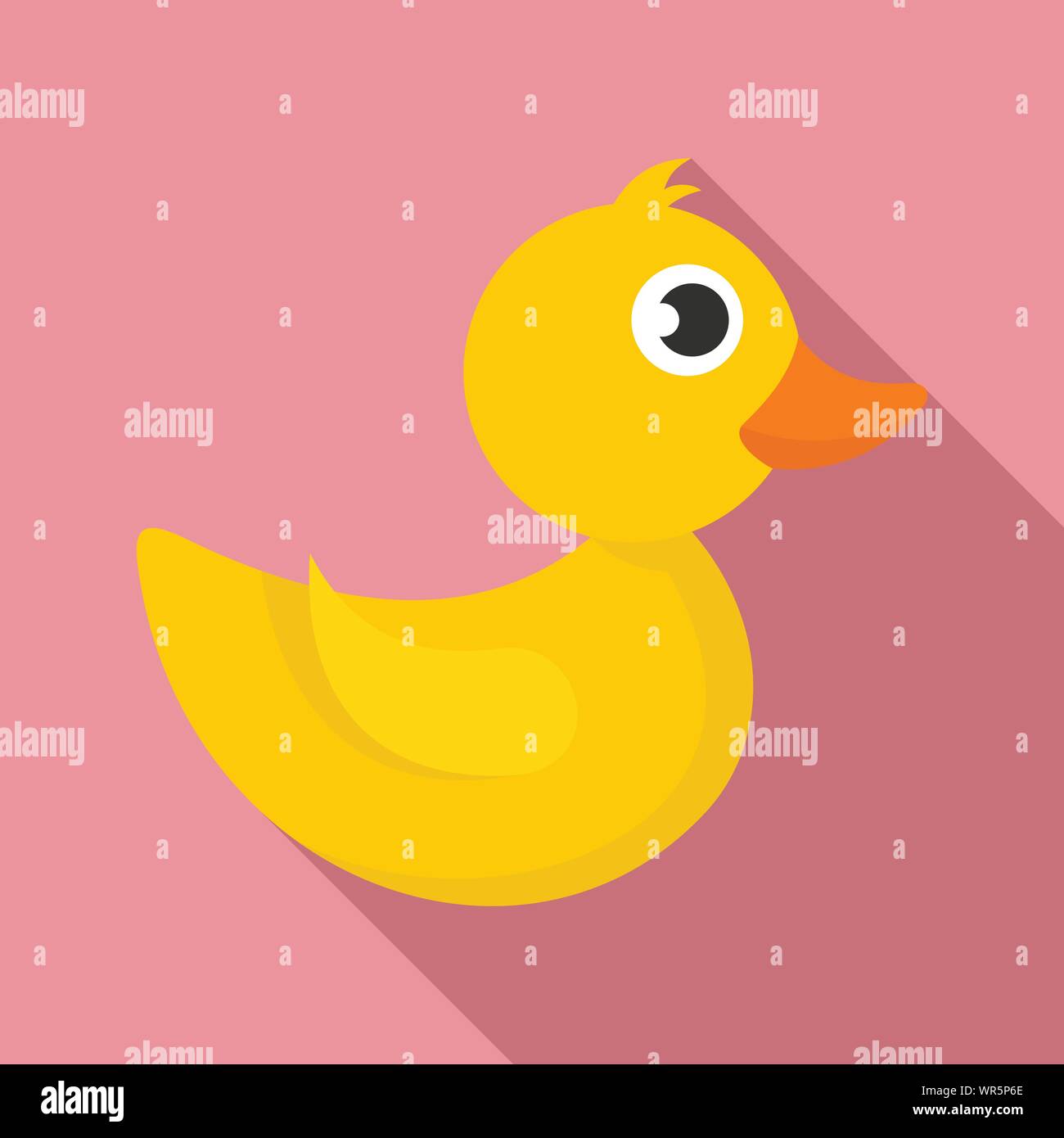Baby duck icon. Flat illustration of baby duck vector icon for web ...
