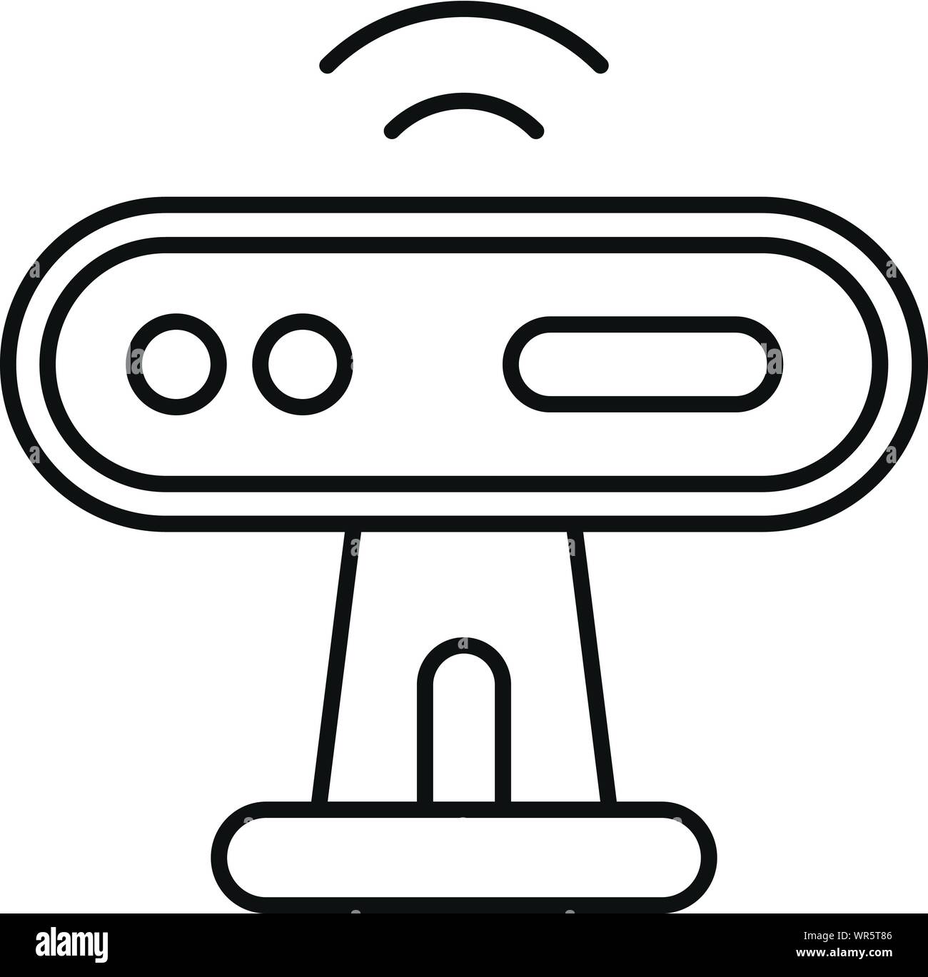 Web camera sensor icon. Outline web camera sensor vector icon for web ...