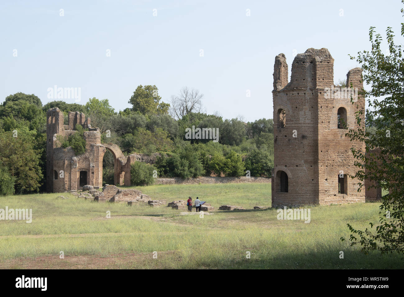 Image of the circus of Maxentius, Rome Stock Photo - Alamy