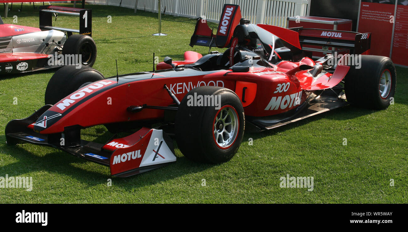 Formula race car on display at Concours, Sun City, South Africa Stock ...
