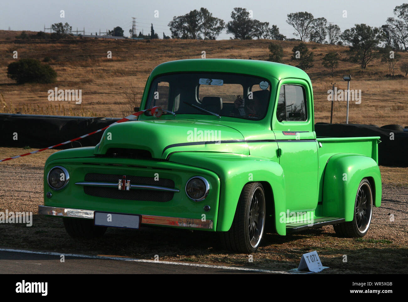 Hot rod on display, South Africa Stock Photo - Alamy