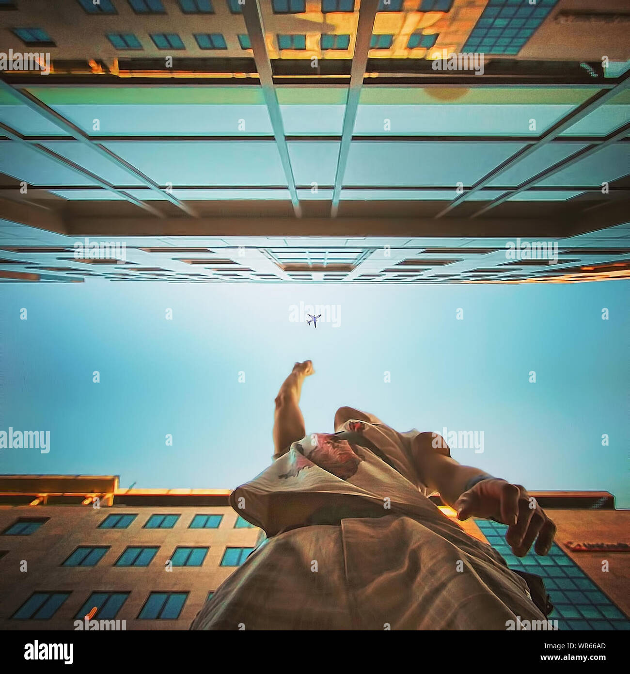 Trying reach hi-res stock photography and images - Alamy