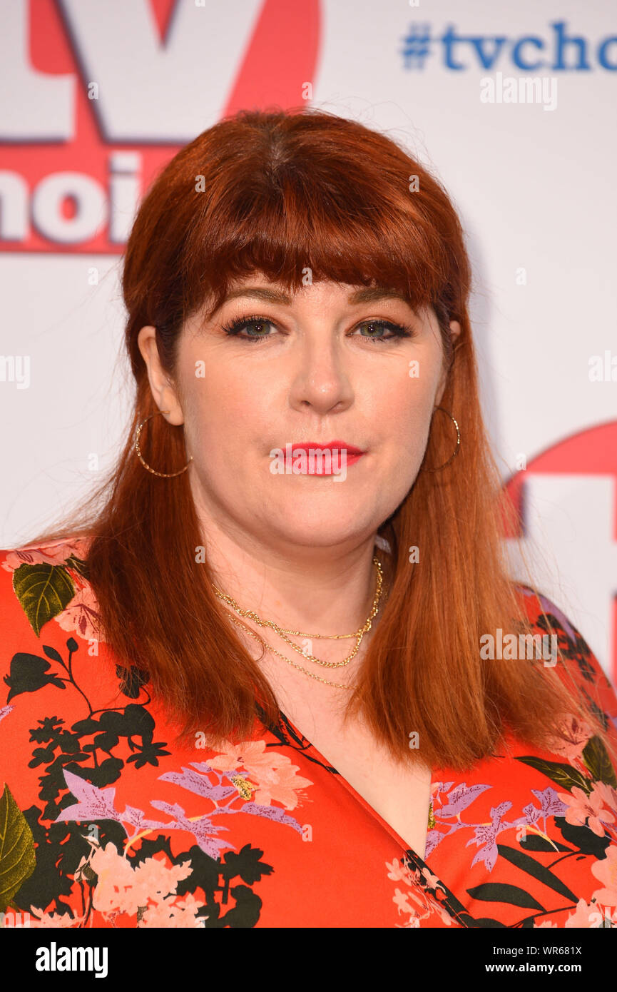 Jenny Ryan attending the TV Choice Awards held at the Hilton Hotel ...