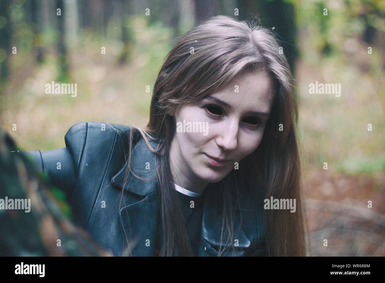 Close up of horror eyes hi-res stock photography and images - Alamy
