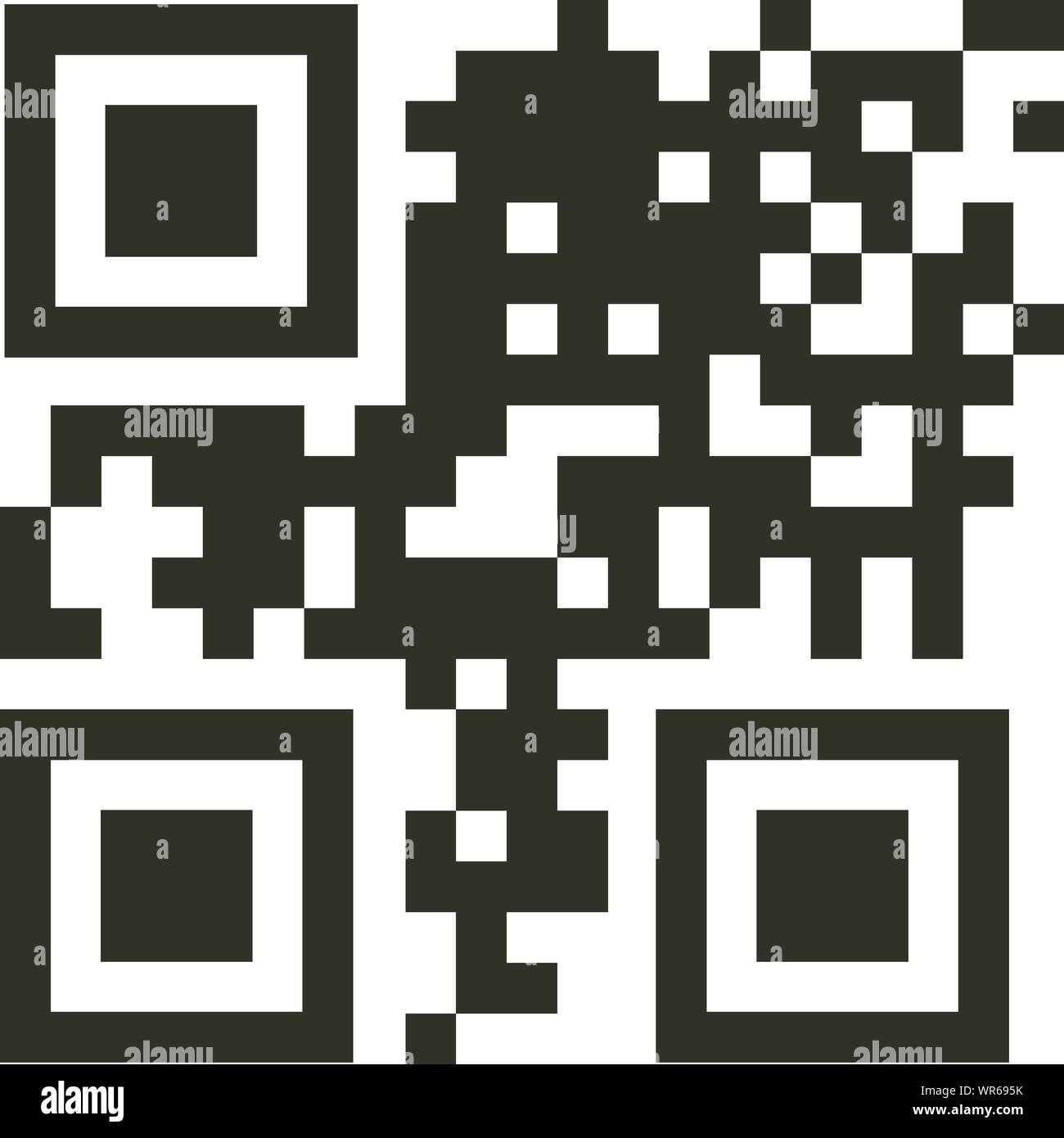 Qr code icon. Simple illustration of qr code vector icon for web design ...