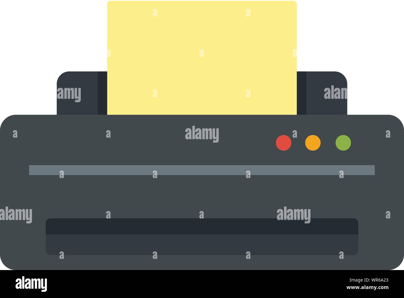 Jet printer icon. Flat illustration of jet printer vector icon for web ...
