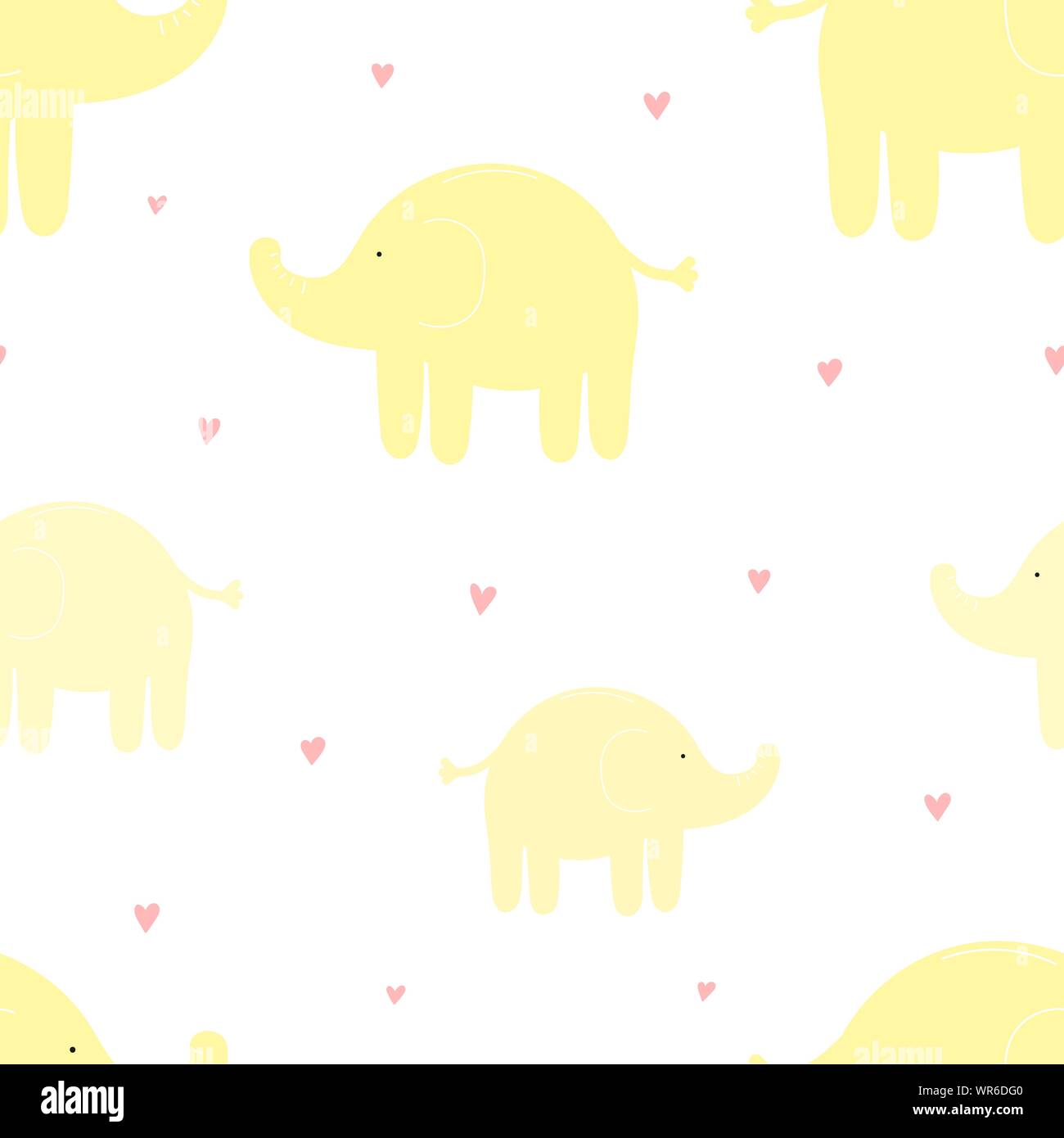 Baby Shower Elephant Clipart Yellow