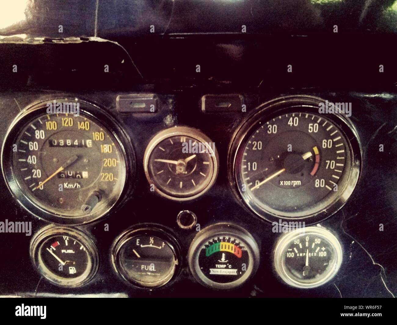 Speedometer fuel gauge in car hi-res stock photography and images - Alamy