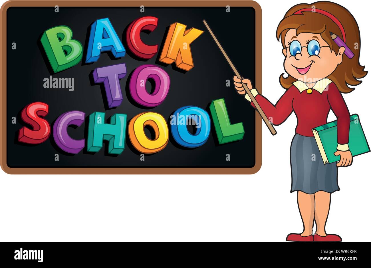 Woman teacher theme image 5 Stock Vector Image & Art - Alamy