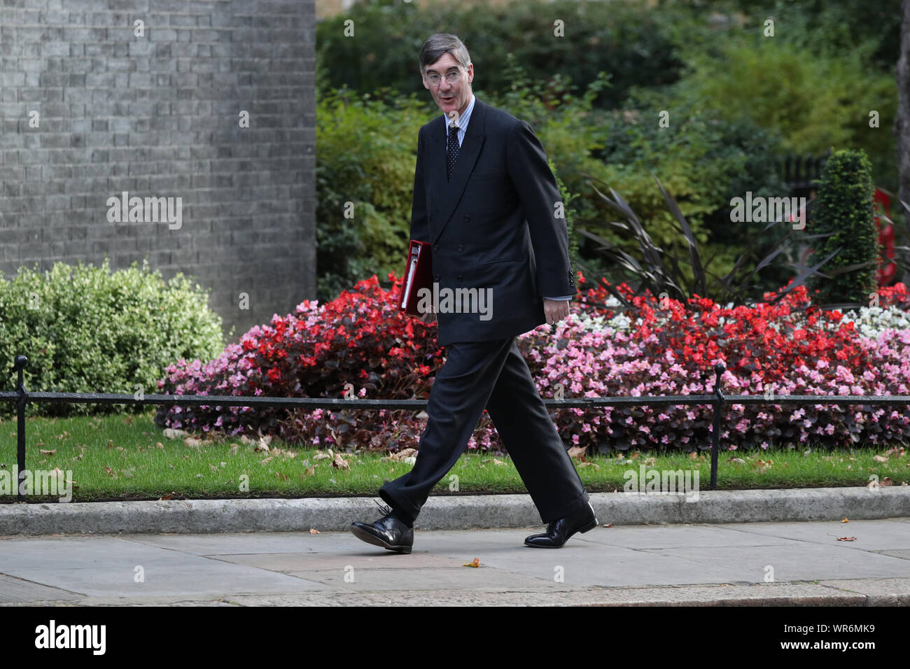 Leader of the House of Commons Jacob Rees-Mogg arrives for a cabinet ...