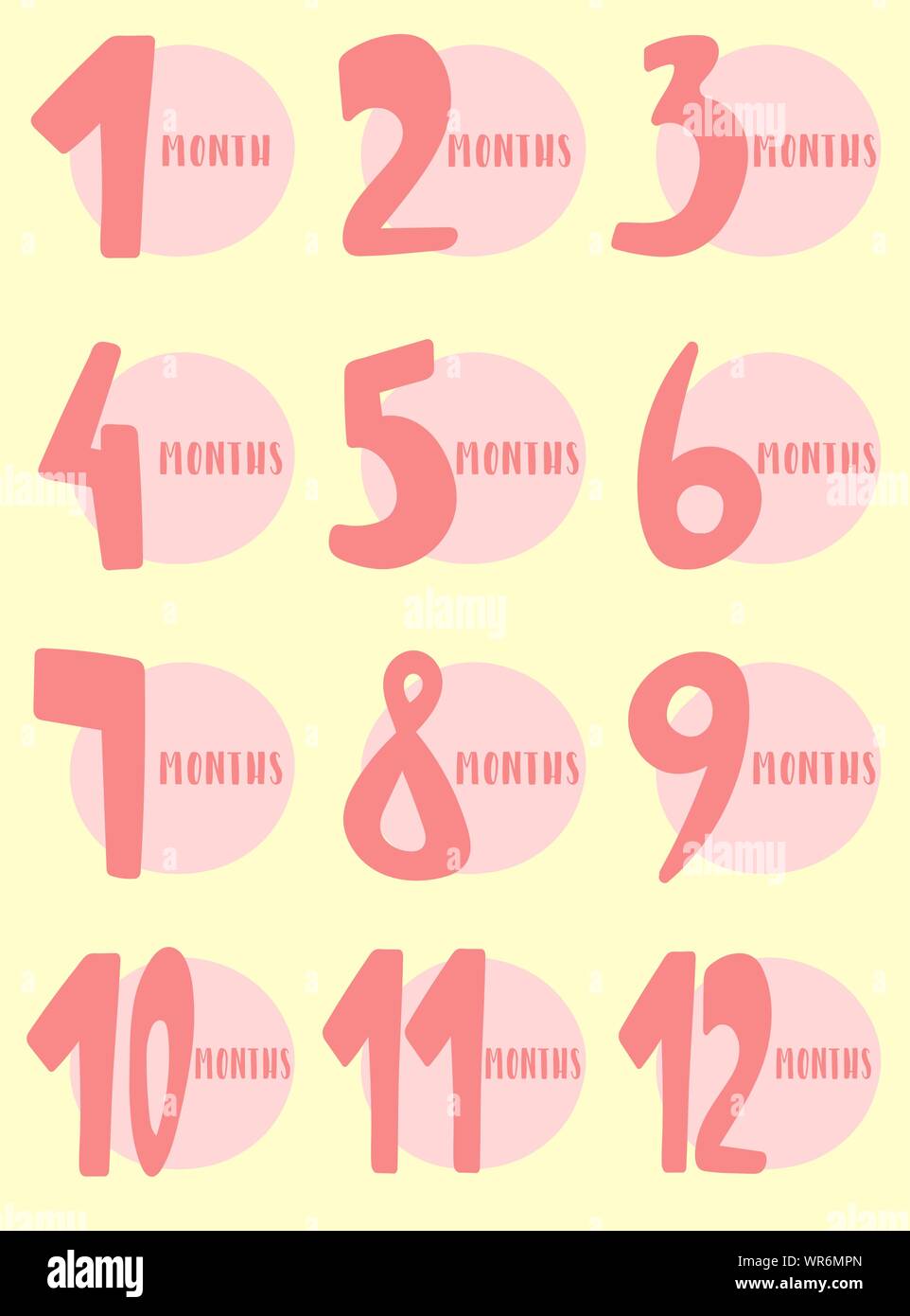 Newborn baby funny shape Stock Vector Images - Alamy