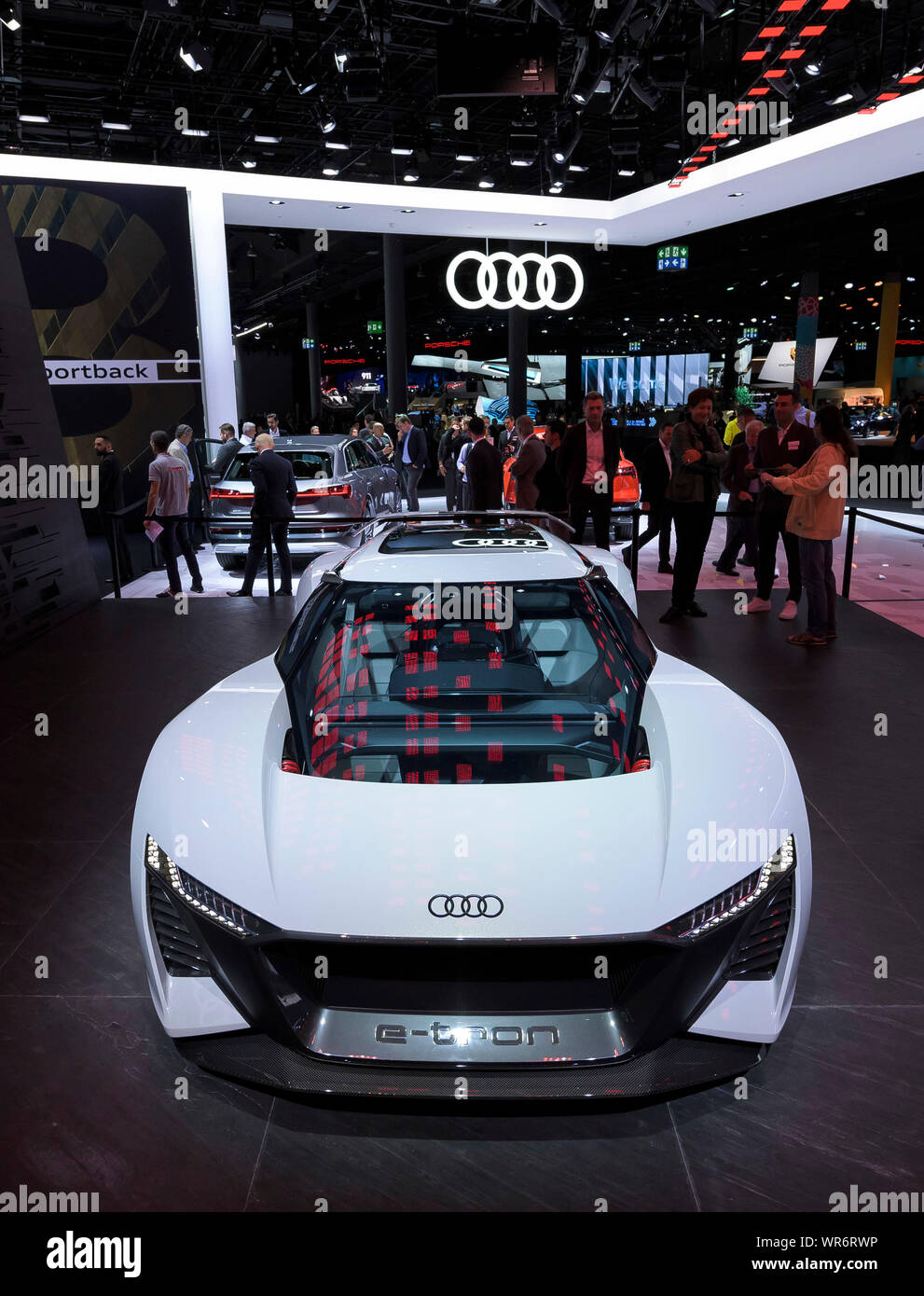 10 September 2019, Hessen, Frankfurt/Main: An Audi PB18 E-Tron will be ...