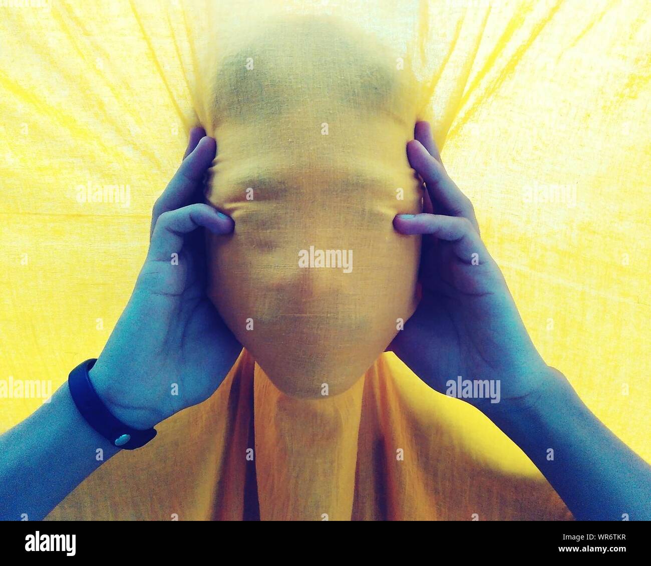 Person behind the mask hi-res stock photography and images - Alamy