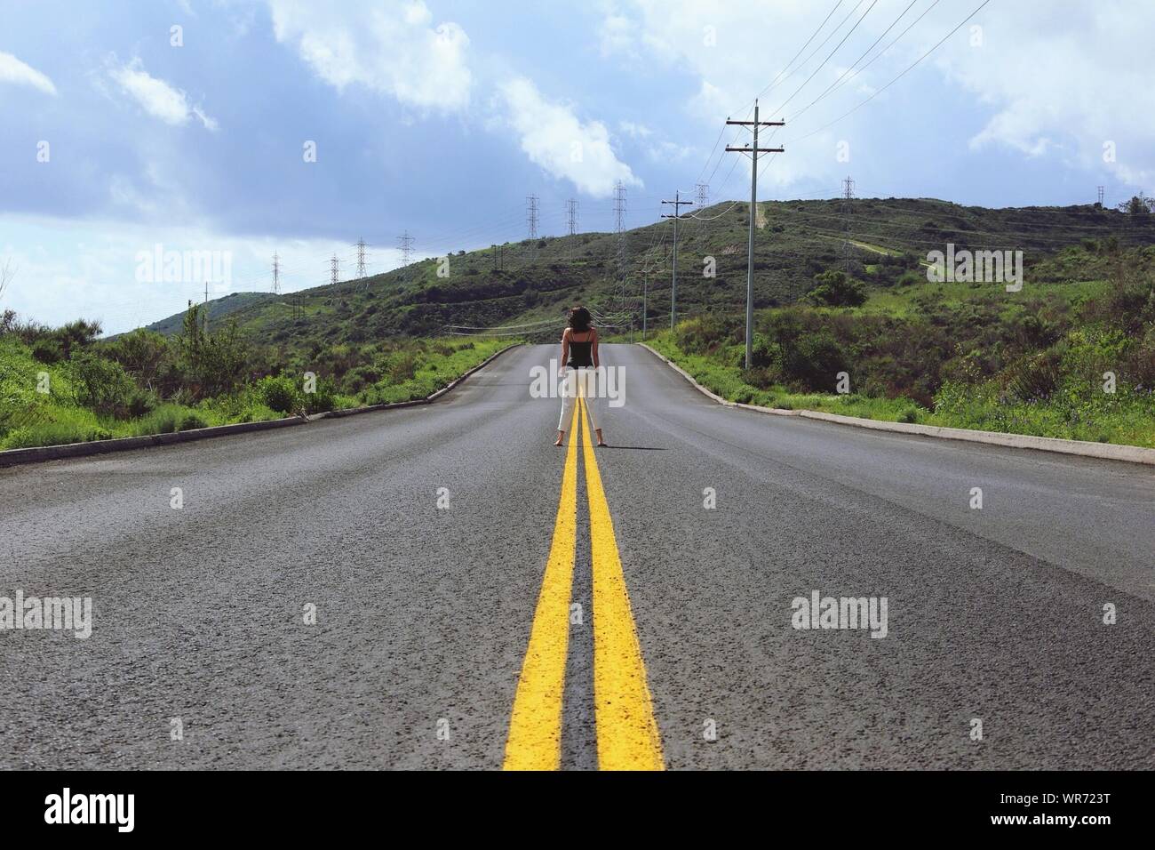 Middle Line Highway High Resolution Stock Photography and Images - Alamy