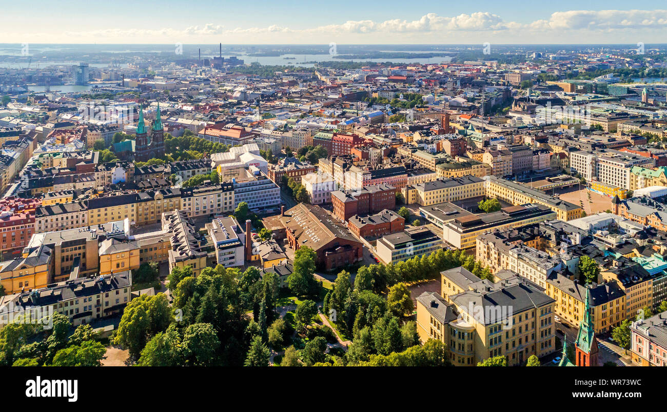 Helsinki summer aerial hi-res stock photography and images - Alamy