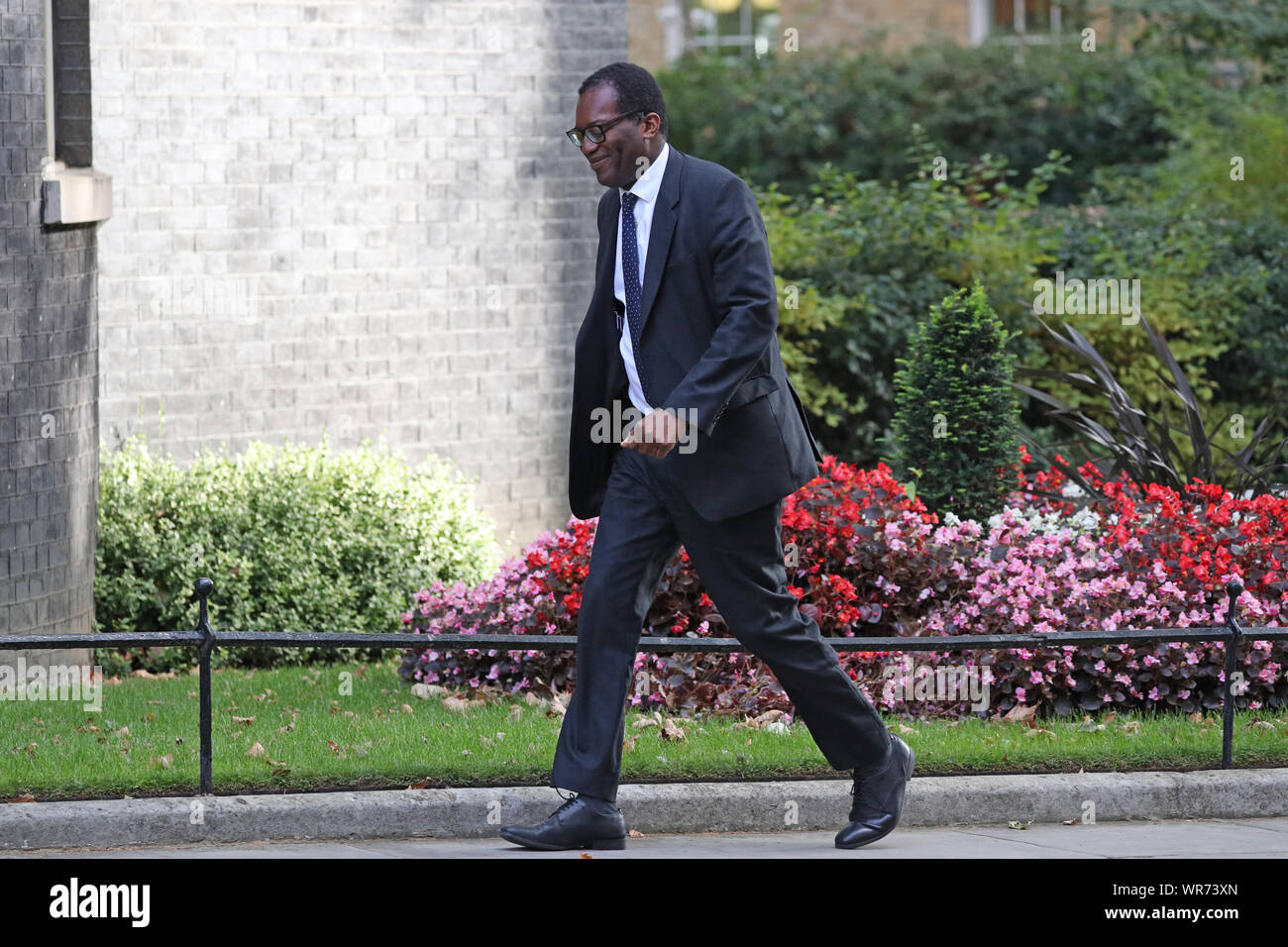 Business Secretary Kwasi Kwarteng arrives for a cabinet meeting at 10 ...