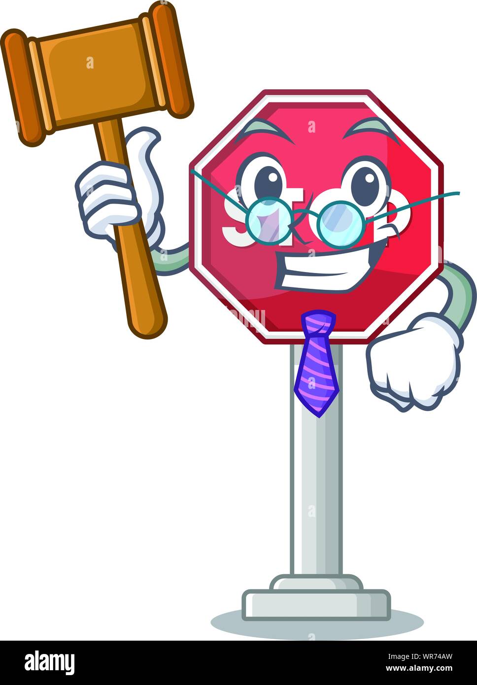 Judge sign stop isolated with the cartoon Stock Vector Image & Art - Alamy