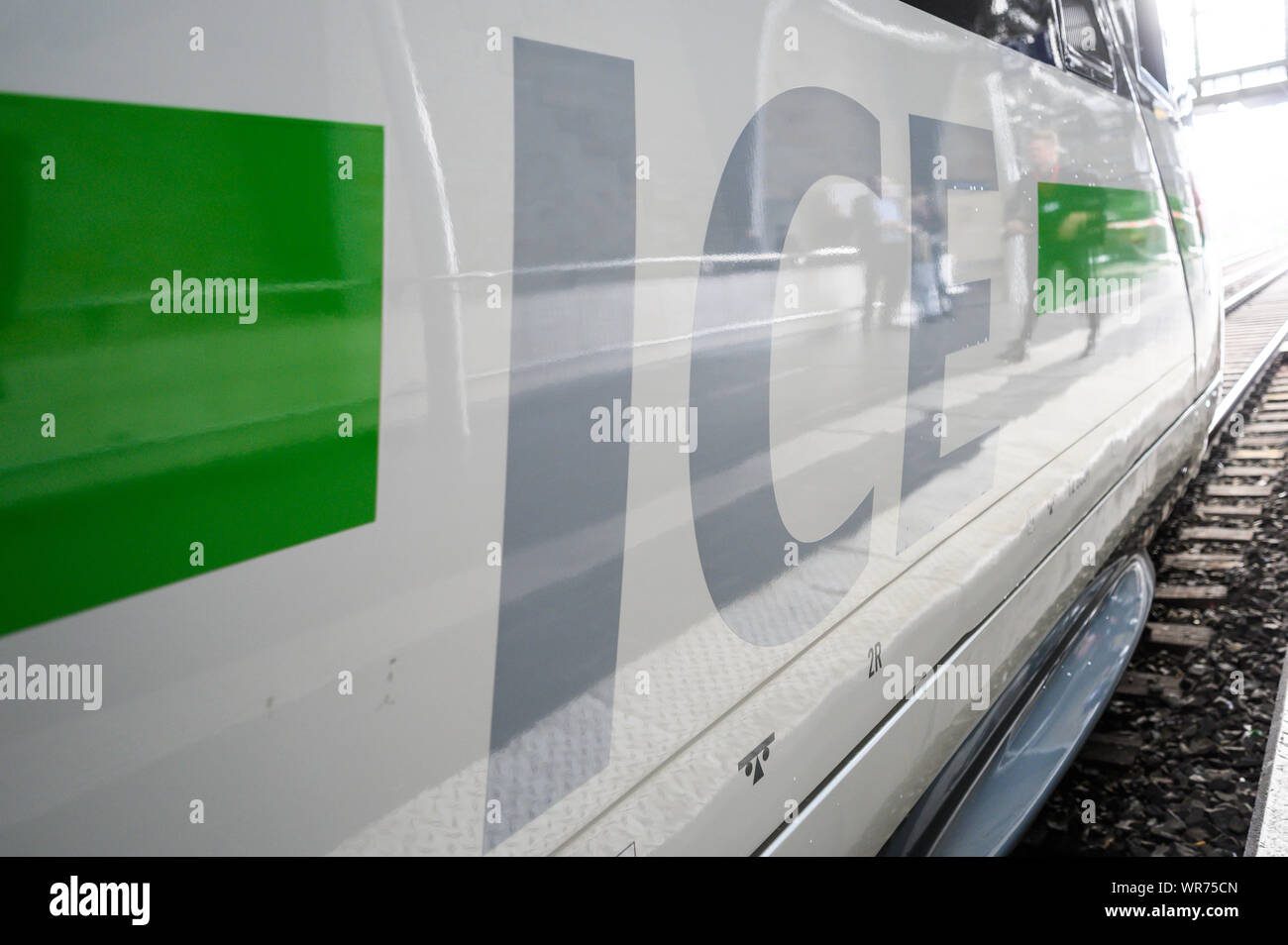Berlin, Germany. 10th Sep, 2019. An ICE with the new design for the ICE ...