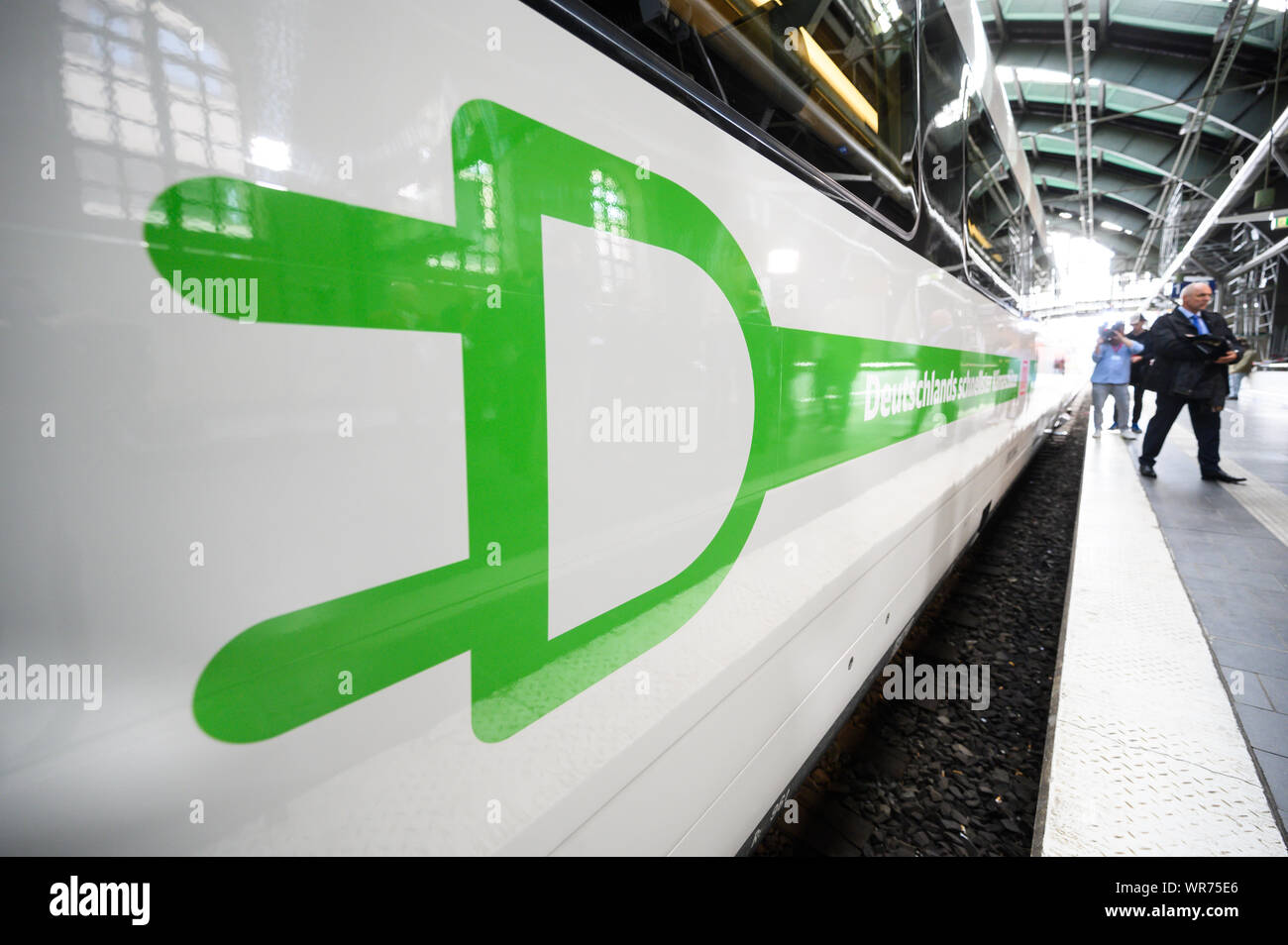 Berlin, Germany. 10th Sep, 2019. An ICE with the new design for the ICE ...