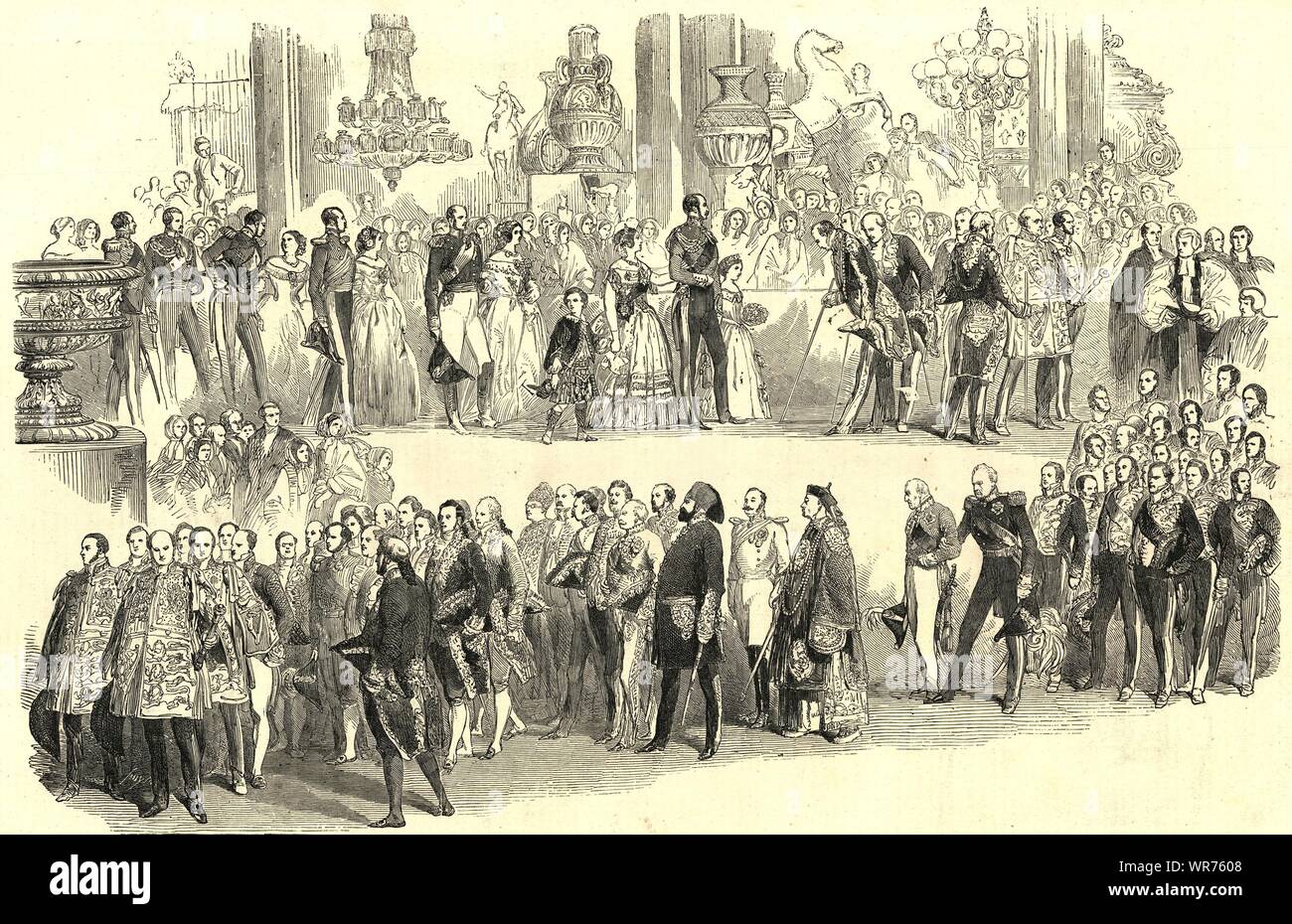 Opening of the Great Exhibition - the Royal Procession. London. Society ...
