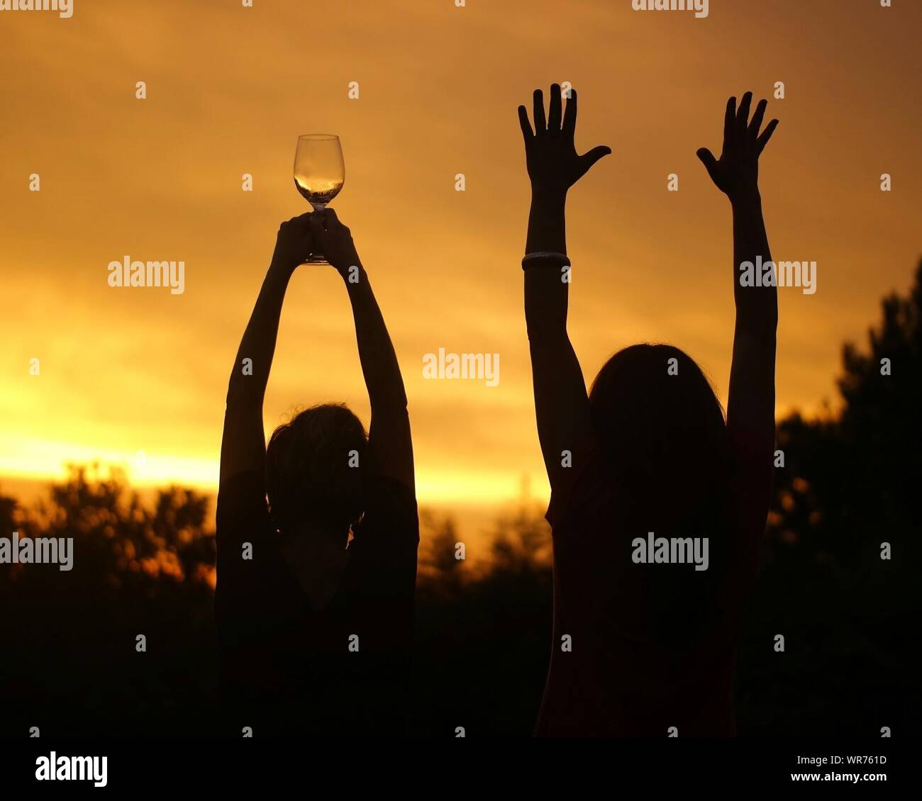 Raising arms to the sky hi-res stock photography and images - Alamy