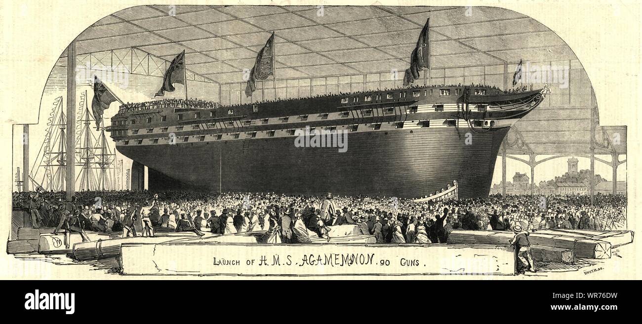 H m s agamemnon hi-res stock photography and images - Alamy