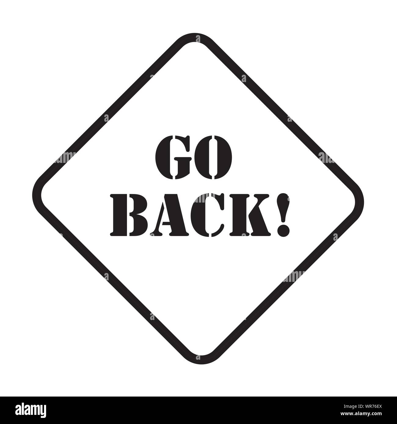 Go Back Sign