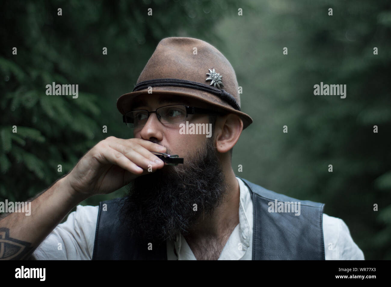 Playing Harmonica High Resolution Stock Photography and Images - Alamy
