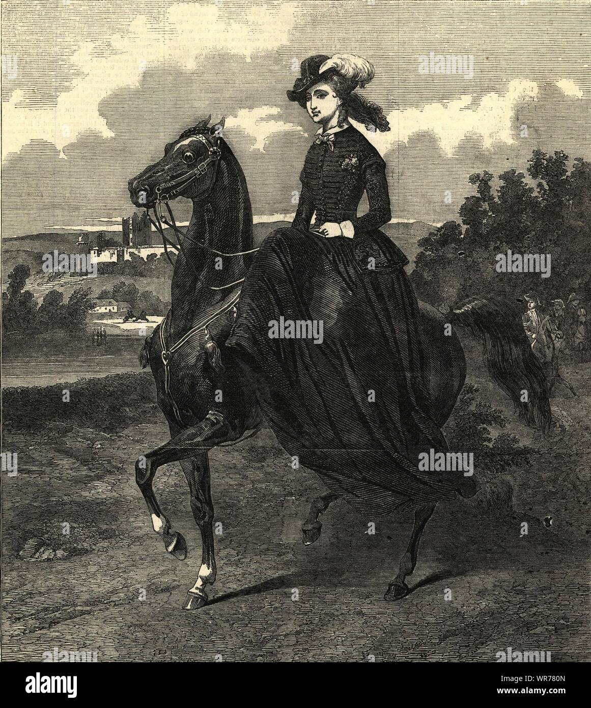 Eugénie de Montijo. French Empress. Napoleon III. France 1853 antique ...