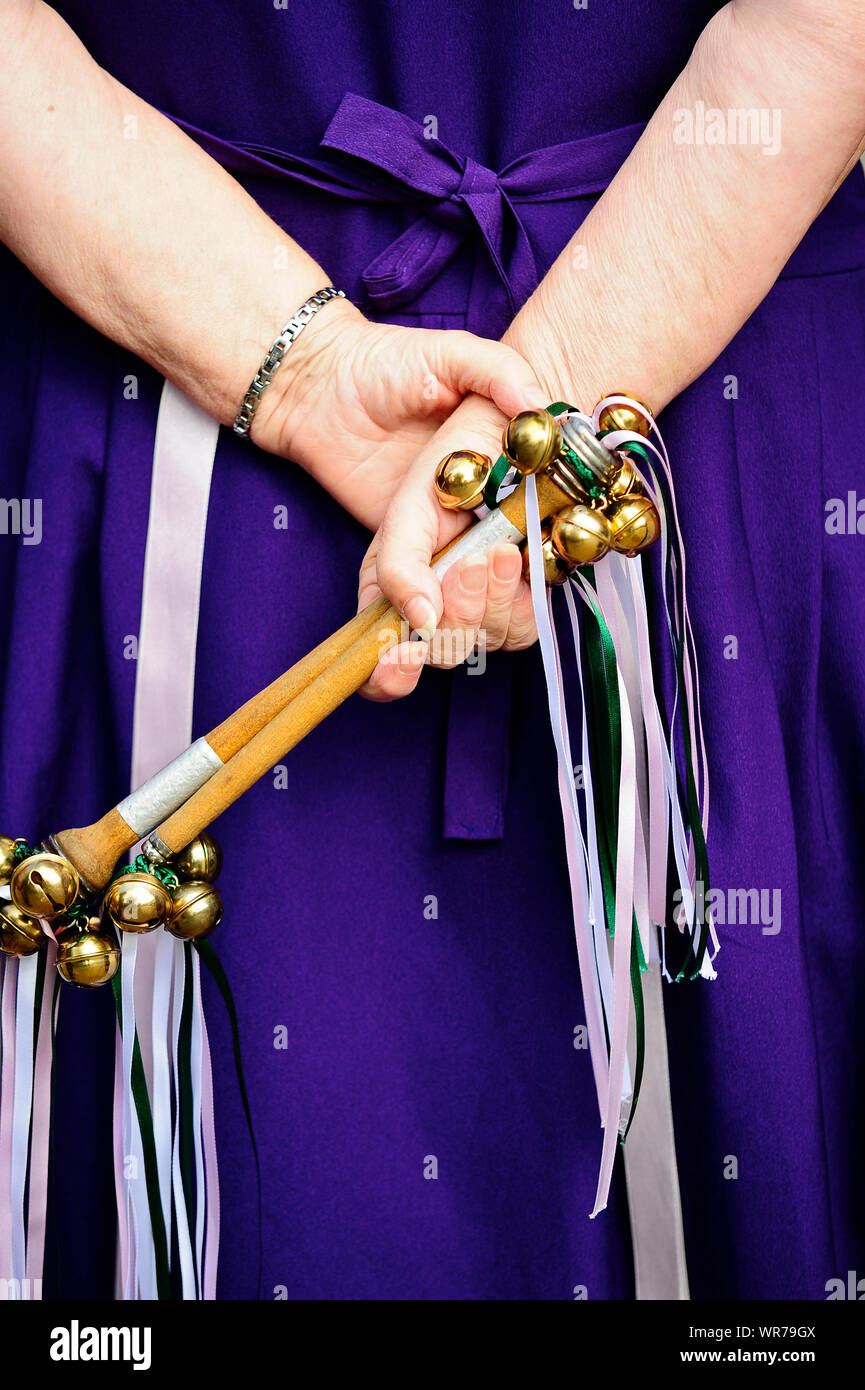 Morris dancers with sticks hi-res stock photography and images - Alamy
