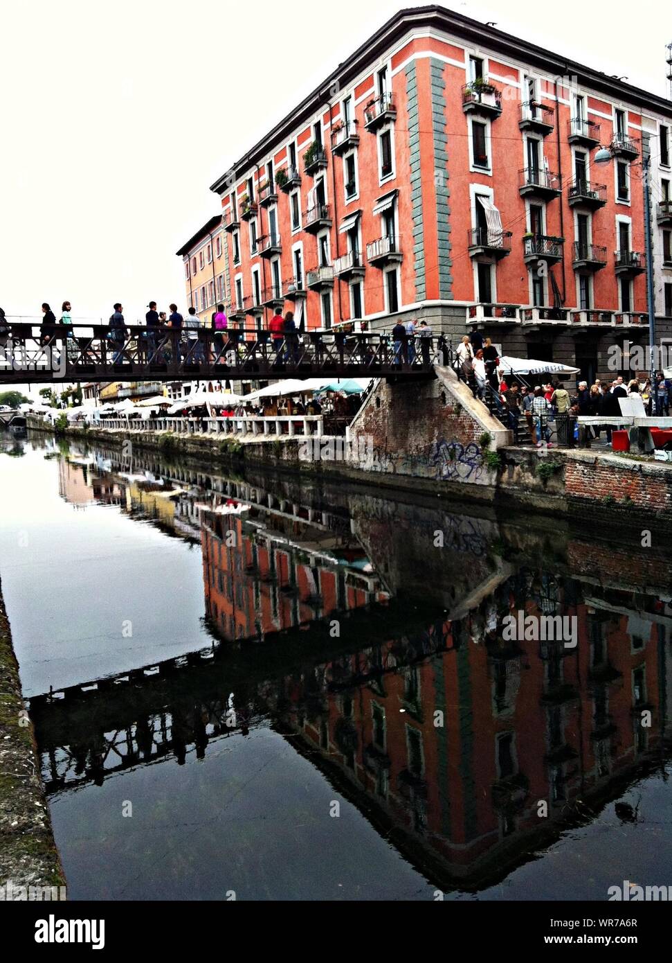 Group crossing canal group crossing canal hi-res stock photography and ...