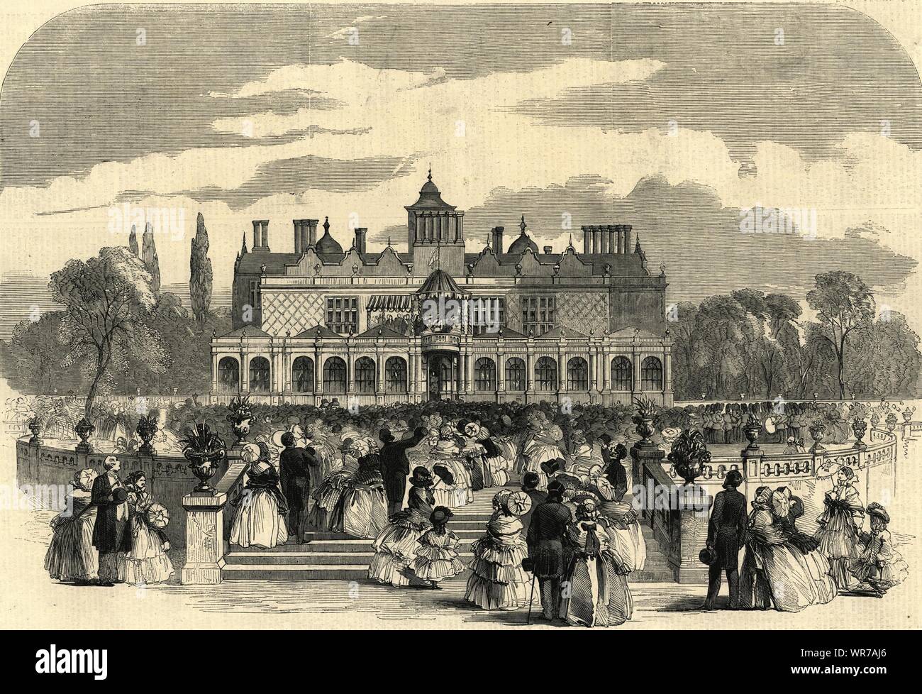 Queen Victoria's Birmingham visit. Inauguration of Aston Park ...