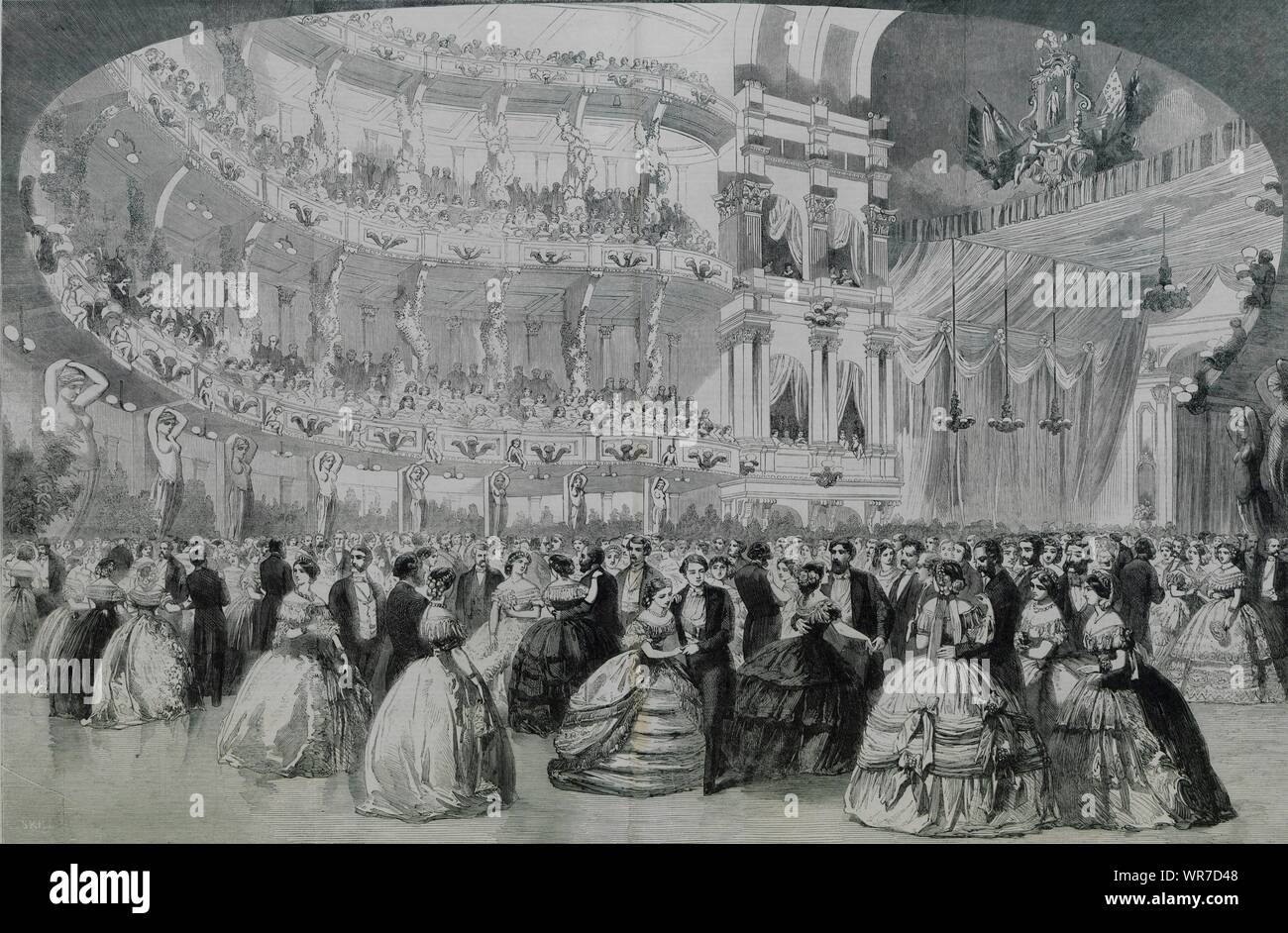 Academy of Music New York. Grand Ball for Prince of Wales (Edward VII ...