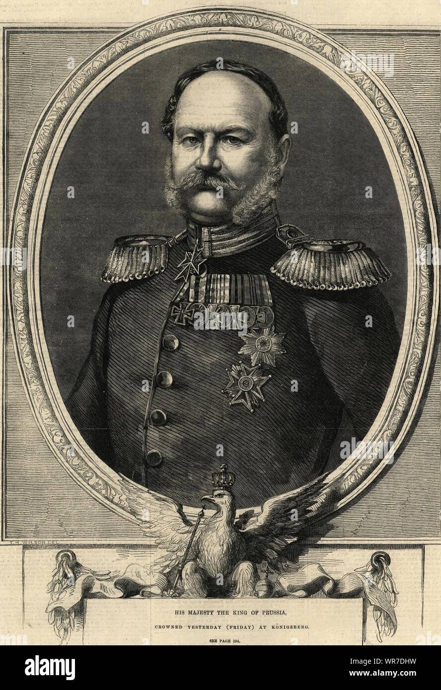His Majesty the Queen of Prussia, crowned at Kaliningrad. Royalty 1861 ...