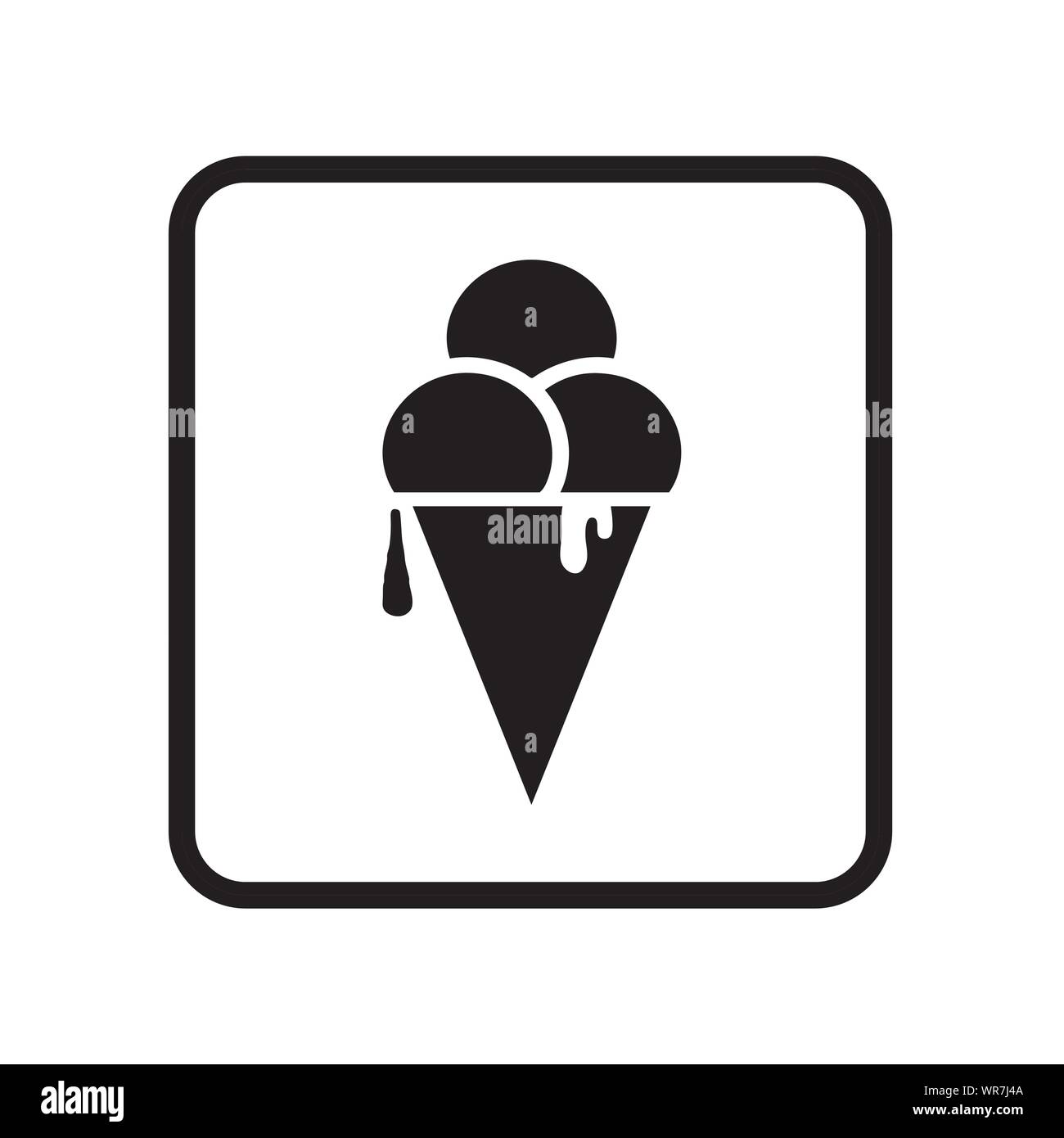 ice cream icon Stock Vector Image & Art - Alamy