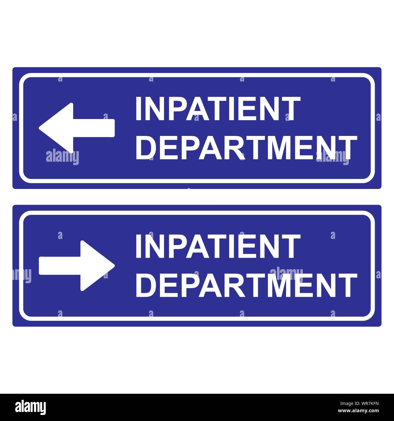 inpatient department sign Stock Vector Image & Art - Alamy