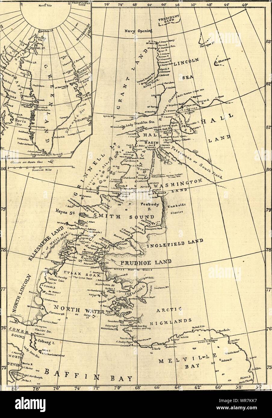 The Arctic expedition: Smith Sound route to the North Polar Sea 1875 ...