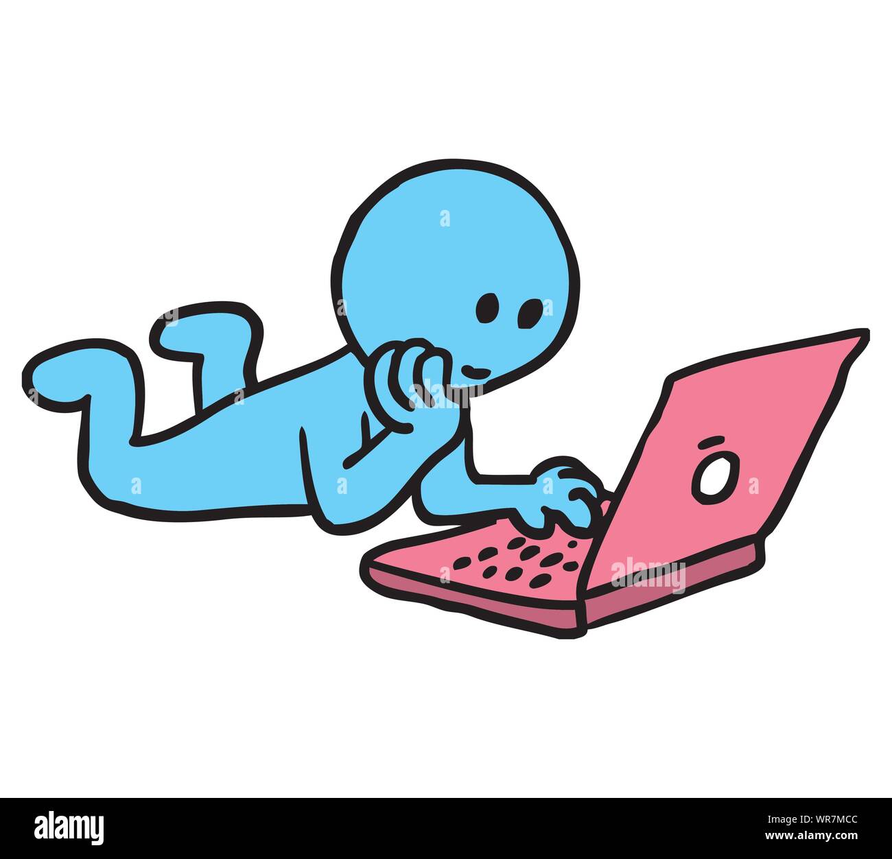 Shock laptop Stock Vector Images - Alamy