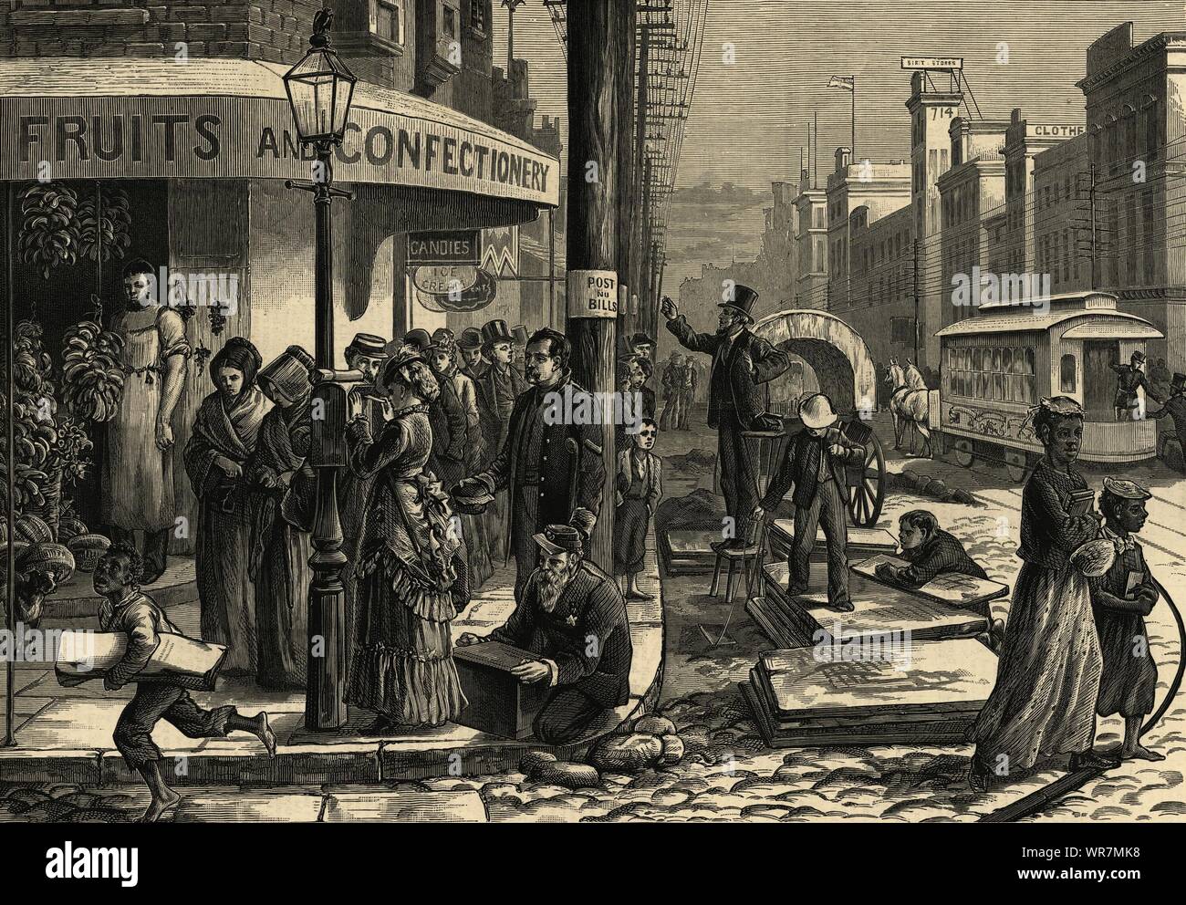 The American Centennial Exhibition: Philadelphia street view ...