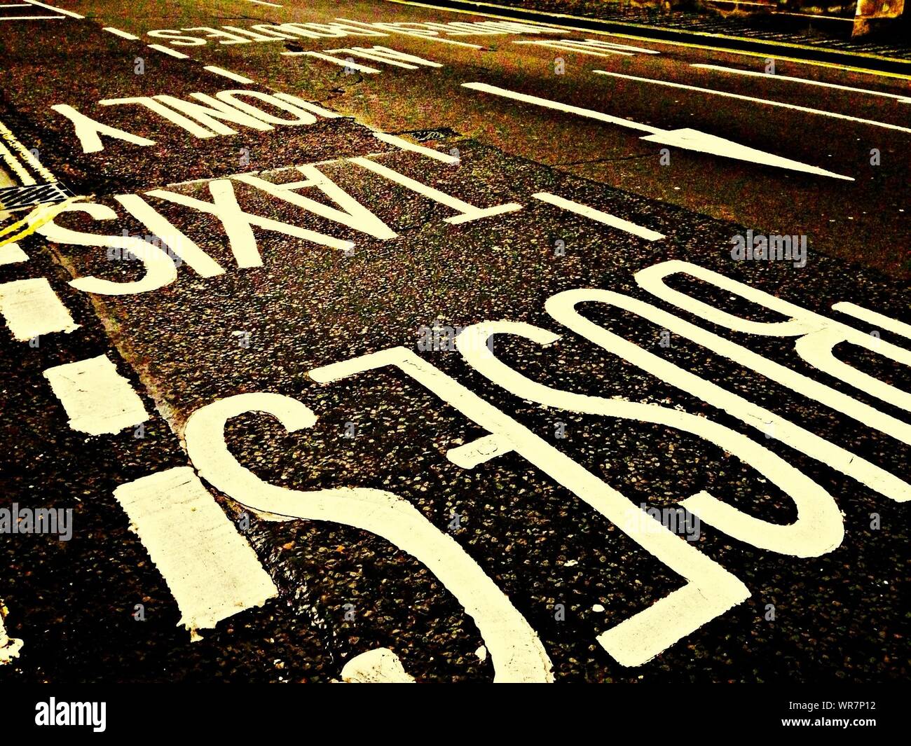 Taxi Lane High Resolution Stock Photography and Images - Alamy