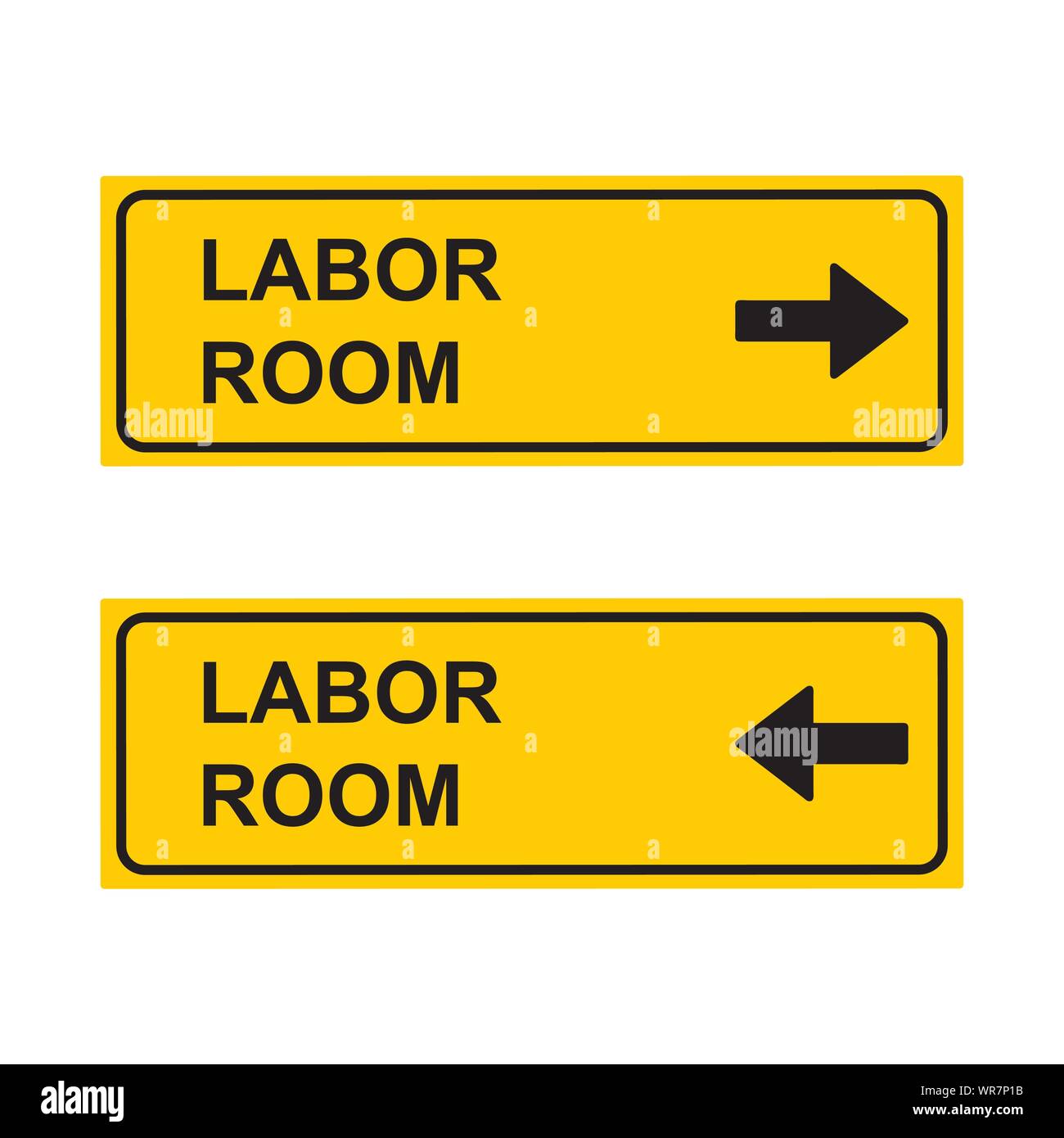 labor room sign Stock Vector Image & Art - Alamy
